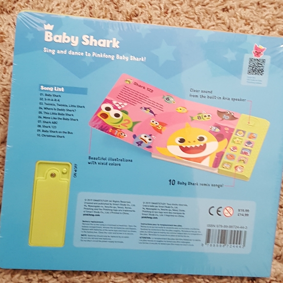 Pinkfong Baby Shark | Toys | Pinkfong Baby Shark Sing Along Book Songs ...